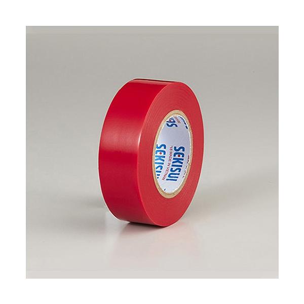 エスロンテープ 積水化学 V360R1N 41678 セキスイ 作業用品 制服 梱包テープ 養生テープ ビニールテープ レッド RED オフィス用品 事務用品 OA用品 文具 文房具 4562126584377