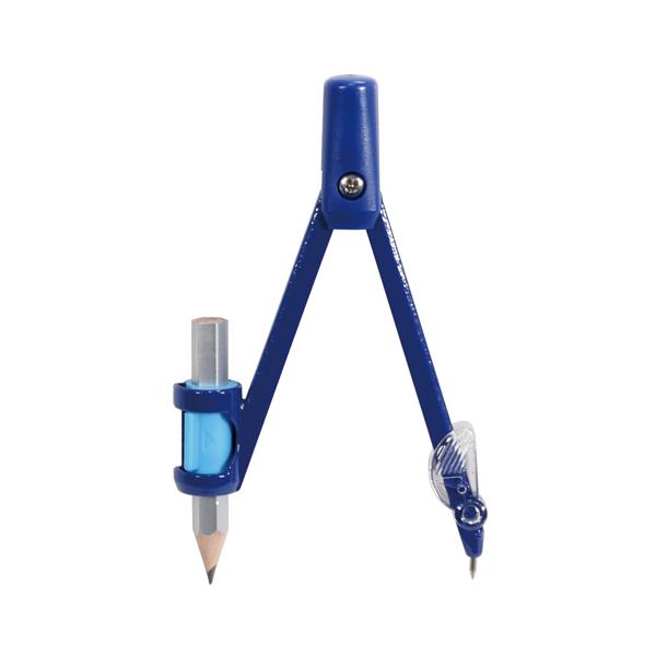 まわしやすいコンパス 鉛筆用 クツワ(Kutsuwa) CP221BL 45359 回しやすいコンパス 学童用品 学校 コンパス 青色 青 BLUE オフィス用品 事務用品 OA用品 文具 文房具 4901478177644