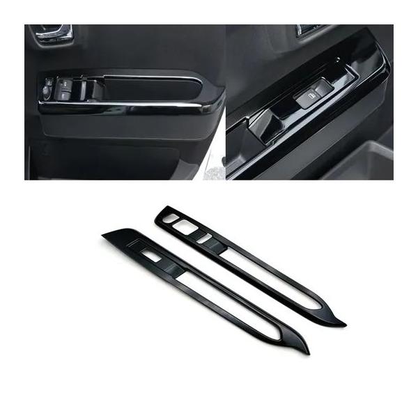 ダイハツ DAIHATSU ダイハツ工業バリエーション: タイプ007:ウインドウ スイッチ パネル 適用: ダイハツ アトレー ハイゼット カーゴ 2022-2024 インテリア ピアノ ブラック エア エアコン 吹き出し口 ステッカー ...