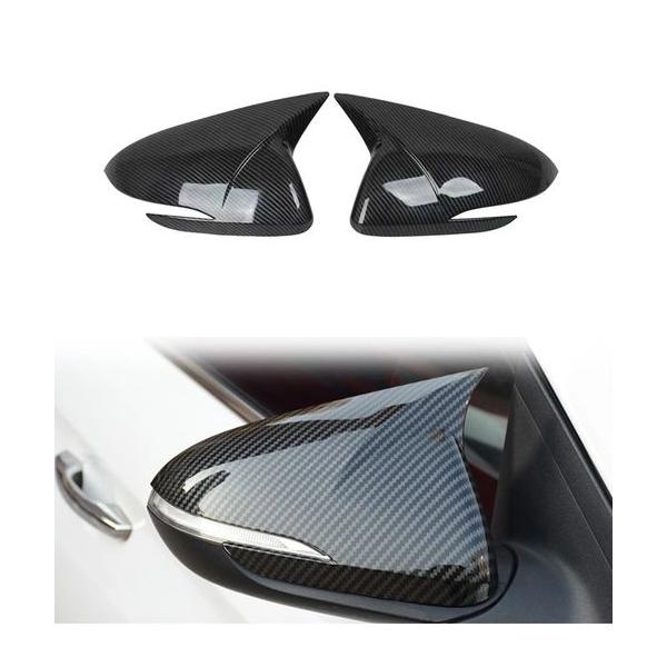 ヒュンダイ 現代 HYUNDAI ELANTRA AVANTE CARBONカラー: カーボン バックミラー サイド ミラー カバー 適用: ヒュンダイ/現代/HYUNDAI エラントラ アバンテ AD 2016-2020 ウイング キャッ...