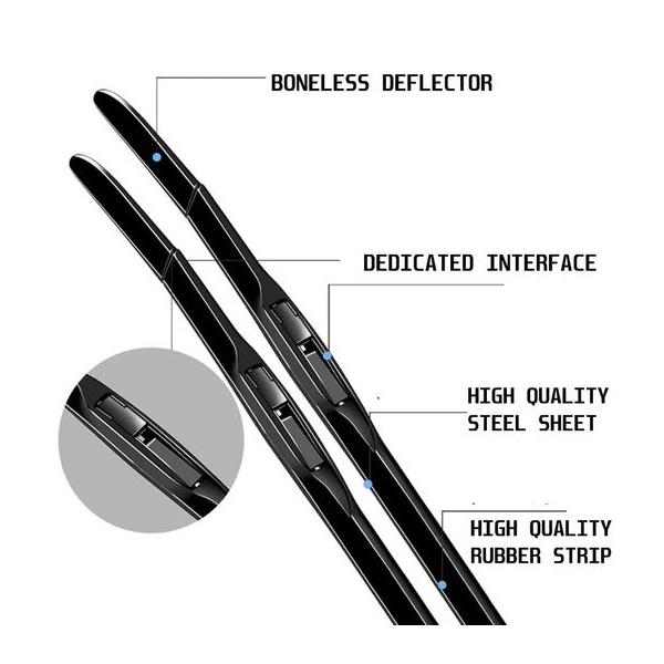 ブレイド マツダ6 マツダ 6 MAZDA6 MAZDA アテンザ ATENZA ラバー ワイパー ブレード 適用: マツダ6 GH 2008 2009 2010 2011 2012 フロント ウインドスクリーン シールド ワイパー スタイ...