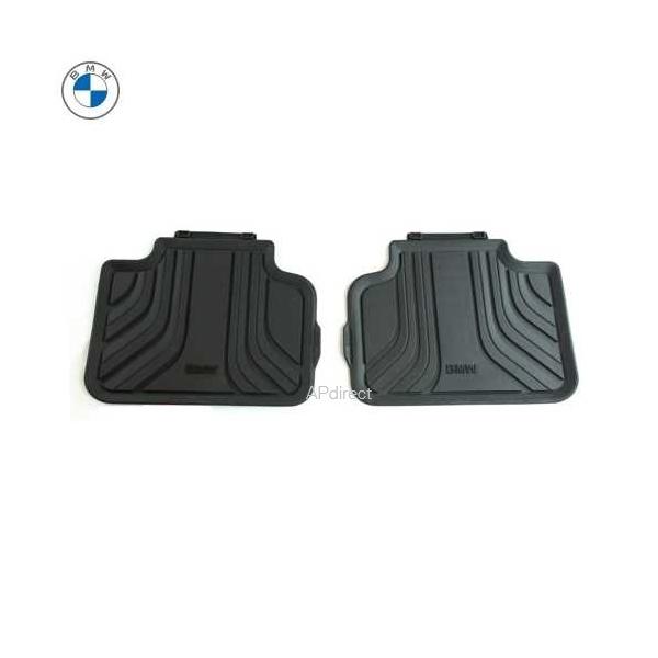 【適合車種】２シリーズ アクティブ ツアラー：F45※225Xeには適合しません※リヤ２枚セット足元を雪や雨、泥などから守る、機能的なデザイン。立体成形されているため水溜りが発生せず、高めに囲まれたフチの形状により、マットを引き出す際に汚れ...