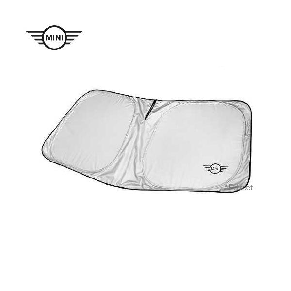 【適合車種】３ドア ハッチバック：R56/R50/R53クラブマン：R55カブリオレ：R52/R57炎天下での強烈な日差しを遮り、車内温度の上昇を緩和するMINIロゴ付きフロント・サンシェードサンシェード収納袋付、取扱説明書同梱【素材】生地...