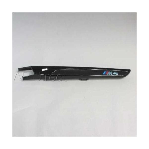 【適合車種】Ｍシリーズ Ｍ４：F82※ハイグロスブラックＭ４ロゴ入り右側：51148068586  左側：51148068585関連部品番号：51712356982/51712356983取り付けサイド（右側・左側）をお選び下さい。