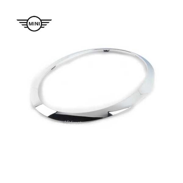 【適合車種】５ドアハッチバック：F55３ドアハッチバック：F56カブリオレ：F57ヘッドライト周りのクロームリング右側：51137300632左側：51137300631取り付けサイド（右側・左側）をお選び下さい。