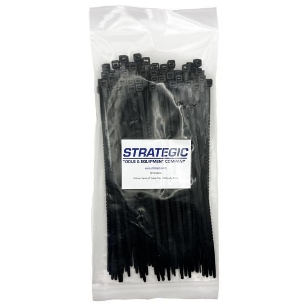 [工具不要] ニッパーやカッターは不要！ねじるだけでカットできるから作業が楽に！[安全設計] 切断面がなめらかなので、一般的な結束タイのように手を傷つける心配なし！[高耐久性] 工業用強度を誇る100％ナイロン製。UL規格に準拠し、長期使用...