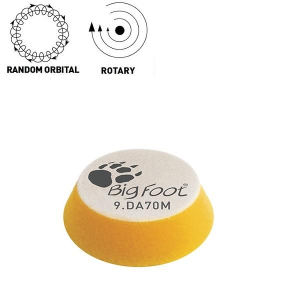 最も汎用性がが高くランダムオービタルでご使用頂ける高性能さポリッシングバフです。D-A FINE コンパウンド（ライトイエロー）とご使用頂く事で様々な塗装（ペイント）に対応し軽〜中度の傷除去、光沢仕上げに効果を発揮します。【サイズ／対応機種...