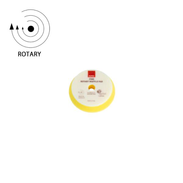 高い研磨結果を得られるように特別設計されたパッドで研磨レベルに合わせ ブルー、イエロー、ホワイトの３種類と４種類のパッドサイズが用意されています。ワッフル形状 のパッド面は 、塗装面に完全に密着しない為、回転安定性があり滑らかな研磨作業を生...