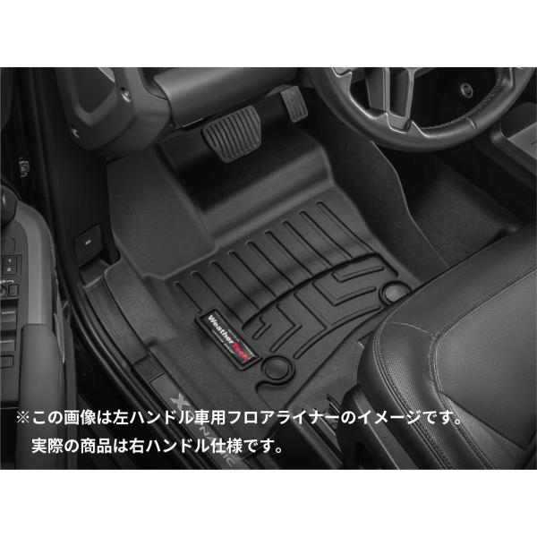 ※１枚目画像は左ハンドル車用フロアライナーのイメージです。実際の商品は右ハンドル仕様になります。【適合】車種：Land Rover（ランドローバー）ディフェンダー90/110/130 (右ハンドル車)年式 : 2020〜2025年※フロント...