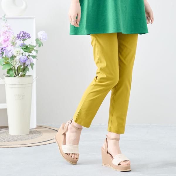 ・商品コード c05-10-karashi・ブランド : TRUBE・番号 : C05-10-karashi・商品名 : ストレッチストレートパンツ・色：カラシ（タグ表示）・カテゴリ : ボトムズ/パンツ・サイズ・容量（概寸表記になります）...