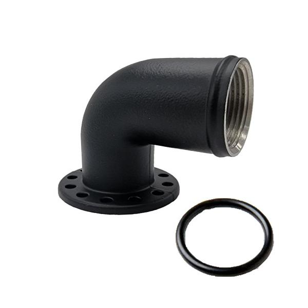 EWP用38φホース用　アルミ製EWP140キット、EWP140コンボセットに1個付属しています。