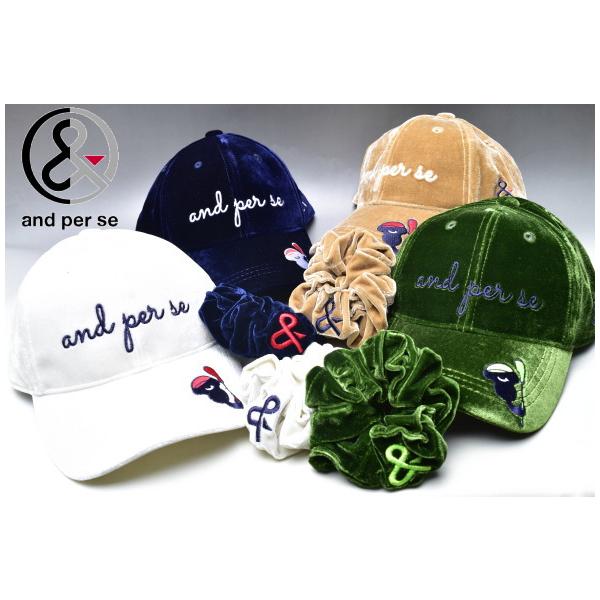 UVプロテクト機能を備えた、温かみのあるベロア素材のシュシュ付きキャップ。ロゴ刺繍やアンパンジーの刺繍がPOPでキュートなアイテム。背面のマジックテープでサイズ調節が可能です。●サイズFREE●素材表地ポリエステル95％綿5％