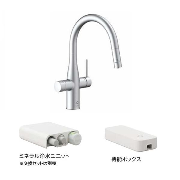 LIXIL GreentapグリーンタップGF-ANA561SYミネラル浄水器 常温タイプクロム100V電源14+2物質除去商品のみ注：交換セット別売りご使用前に、お使いになる方ご自身で別途「リクシルストア」よりご購入ください。
