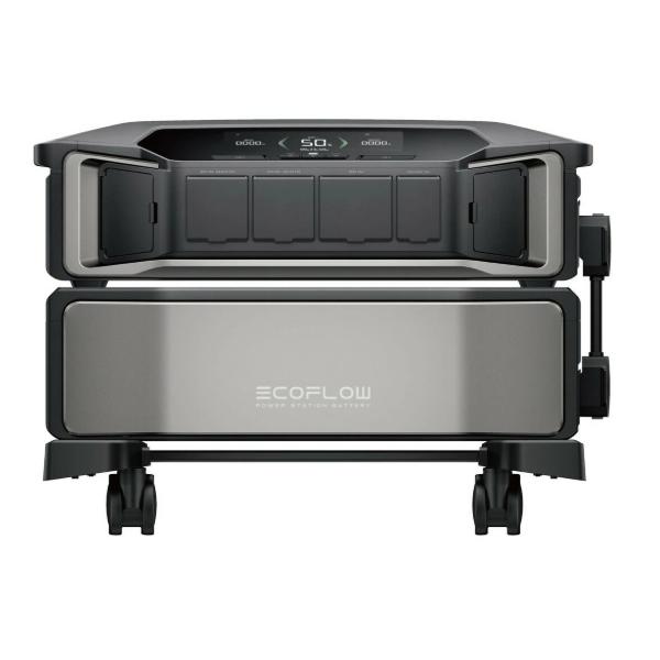 エコフローS-DPU06K-JP633-7755ポータブル電源重量：31.7+50.7kgサイズ：69×48.1×21.4定格：6000W容量：6144ＷhデスクトップPC：10.6時間コピー機：10時間200Vエアコン：3.3時間EcoF...