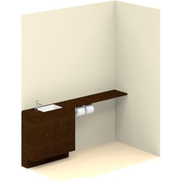 メーカー直送他の組合せ（仕様）をご希望の場合は、「この商品について問合せ」ボタンより、 仕様をご指定の上、見積依頼をお願い いたします。【仕様】ULUHKAN1680SD カウンターカウンター仕様１方エプロン　左カウンター長さ1680mmカ...