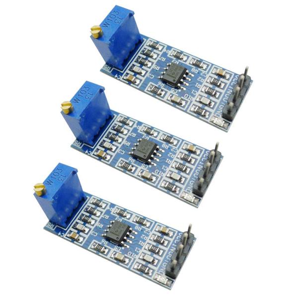 【商品説明】　・オンボード10 k可変抵抗、調整可能な倍率・オンボードLM358チップ、100倍ゲイン回路設計・オンボードパワーライト、チップは主なピンをリードし、直接入力と出力信号・使用電圧：5&amp;#65374;12v・基板サイズ：...