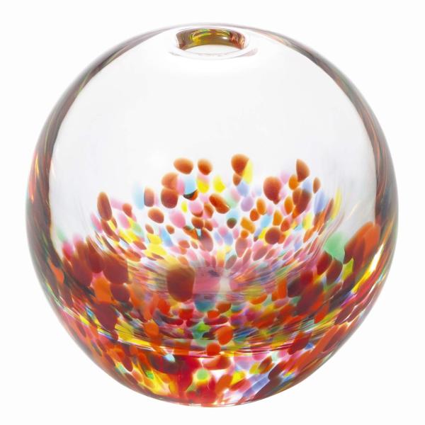 【商品説明】　・本体サイズ=最大径70×高さ65mm・特徴=ハンドメイド・生産国=日本・用途=フラワーベース・素材=ソーダガラス、本体重量=250ｇ※未決済で３日経過した場合は、ご案内無しで一旦キャンセルさせていただきます。※食品商品につい...