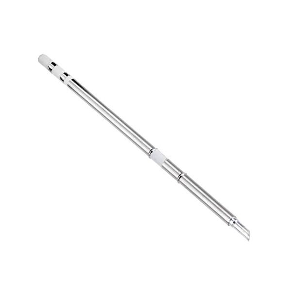 【商品説明】　・【ユニークな工芸】替こて先はナノ分層めっき技術を採用し、鉄めっき層の密度を20％向上させ、長時間に使用でき、性能も安定しています。・【仕様】素材：無酸素銅、モデル:T12-C4、長さ:約150mm、カラー：シルバー。・【優れ...