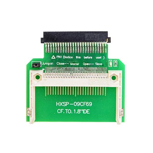 【商品説明】　・CFコンパクトフラッシュメロリーカードから50ピン1.8インチIDEハードドライブSSD変換アダプター。安定しており、ノイズや振動がありません。・CFメモリにOSをインストールするときは、FAT32でフォーマットする必要があ...