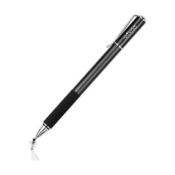 【商品説明】　・【スマホゲームやメモ、お絵描きにおすすめ】一端は導電繊維を採用したファイバーペン先、別の一端は透明な円盤のディスクペン先です。ペン先には透明の導電ディスクを採用しております、これにより画面が見やすく、お絵かきやメモなどがより...