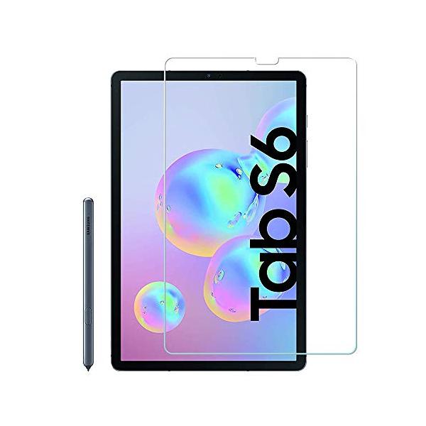 【商品説明】　・【ガラス素材】日本製素材旭硝子製を採用しております。ハードコーティング技術により外部からの衝撃をフィルムが吸収し、画面へのダメージを最低限まで抑えました。・【対応機種】Galaxy Tab S6 ガラスフィルム、1枚セット。...