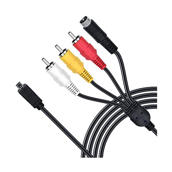 【商品説明】　・●製品内容 VMC-15FS互換AV接続ケーブル ×1点・ソニー製デジタルビデオカメラ、ハンディカムとビデオデッキやテレビなどとつなぐAV接続ケーブルS端子付き・出力端子 RCAピンプラグ(音声左・音声右・映像) / S端子...