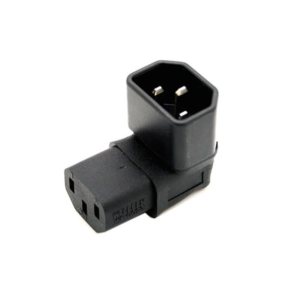 【商品説明】　・;・これにはケーブルを接続すると、終了するのをお使いのデバイスを確認して。;・最大角度が90度IEC c13電源延長アダプタメスIECオスc14にし、上向き直角電源コネクタです。※未決済で３日経過した場合は、ご案内無しで一旦...