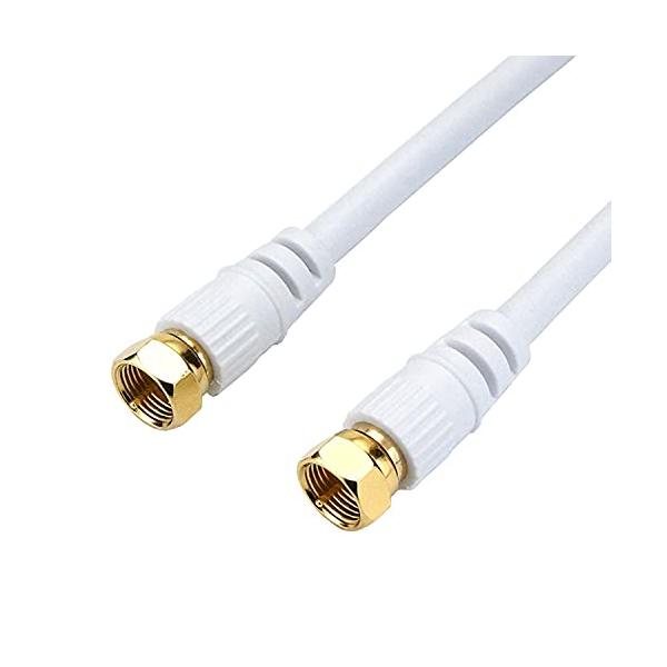 【商品説明】　・●インピーダンス:75Ω ●ケーブル直径:6mm・●ケーブル規格:S-4C-FB ●コネクタ規格:F型・●コネクタ形状:両側ネジ式(金メッキ仕様) ●コネクタサイズ:W約12.5 x H約12.5 x D約32.75 mm・...