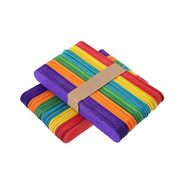 【商品説明】　・【サイズ】：15ｘ1.7ｘ0.15cm・【数】：100本 　 1本の重量：2.56g・【新しい遊び方】：のりを使って、棒をインクしてください。小さいな家や筆筒、芸術品など作りできます。・【詳しい情報】：本製品は手作り工芸品に...