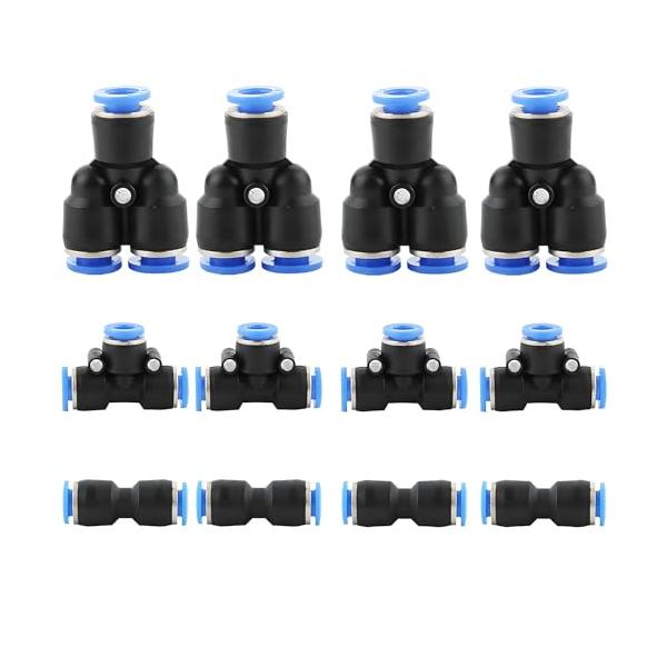 【商品説明】　・★クイックコネクトフィッティングは、取り付けが簡単で、柔軟で省スペースで、360度自由に回転できます。リリースリングは、楕円形の設計を採用しています・★クイックコネクト継手コネクタタイプ：6mm?6mm、材質：プラスチック・...