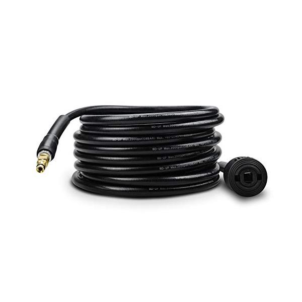 【商品説明】　・【6mの長さと省スペース】クイックコネクタの規格から、高圧ホースに簡単に接続し延長できます。便利な6mの長さは、小範囲の清掃作業に最適です。家庭の車庫や庭、小型エリアの洗浄にぴったりで、スペースが限られた場所でも、簡単に収め...