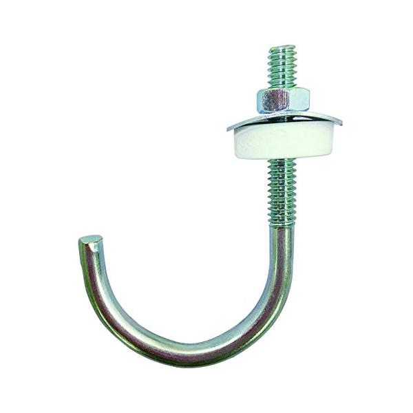 【商品説明】　・100本入。下穴参考径:6.0~6.5mm。・パイプボルト・ナット・亀座・白スポンジセット。・本体材質:鉄。表面処理:ユニクロ。スポンジ材質:EVA。・波板と丸パイプの接合に!・波板の山の部分に穴をあけ、パイプボルトの引っか...