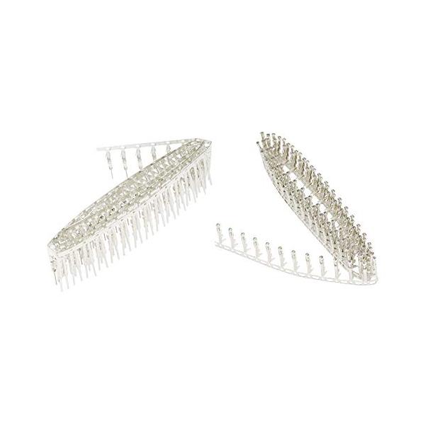【商品説明】　・カラー：シルバートーン材質：金属; 重量：約20g;・パッケージ内容：100マン+100メス・ピン間隔：2.54mm;コネクタ：マン+メスコネクタ・製品名：ピンコネクタ端子;適用：ジャンパ線ケーブル※未決済で３日経過した場合...