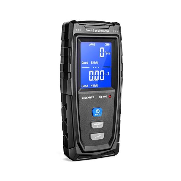 【商品説明】　・[多機能]電場と磁場放射を同時に測定する2つの用途を持っているEMFテスターです。最大値と平均値、そして、データホールドとLCDので、数値が読みやすいです。 [警報音付き]サウンドライトアラームは、テスト結果が安全な値を超え...