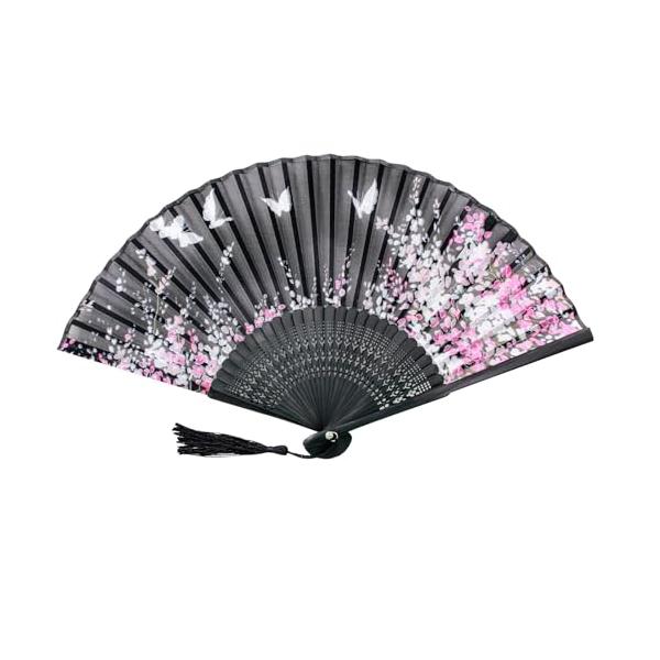 【商品説明】　・??サイズ：【収納時】21cm×2.6cm　【展開幅】37cm　※最長部分。サイズとデザインに相応しい扇子袋も同梱します。 ※プレゼントに最適・??デザイン：華やかな花柄と控え目な落ち着いた色合いで組合し、性別や年齢問わず、...