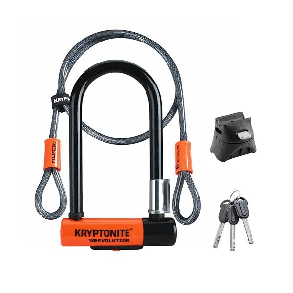 【商品説明】　・13mmの高強度スチールの性能を最大限に活用したスチールロック。ハンドツール、ボルトカッター、てこを使用した攻撃にも耐えることができます。10mmスチールループケーブルでセキュリティを強化。ご注意: ドアのバックセット、ドア...