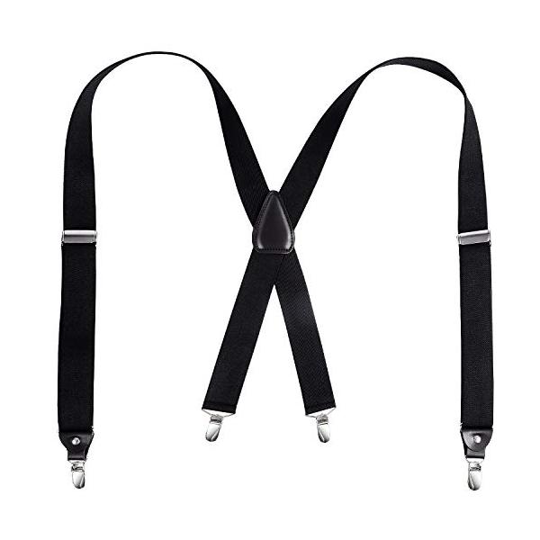 【商品説明】　・サスペンダー カラー&amp;サイズ：BLACK（ブラック） GRAY（グレー） BROWN （ブラウン）NAVY（ネイビー） BEIGE（ベージュ） サイズ：幅　3.5cm　長さ：全長120cm　推奨身長185cmまで（体...
