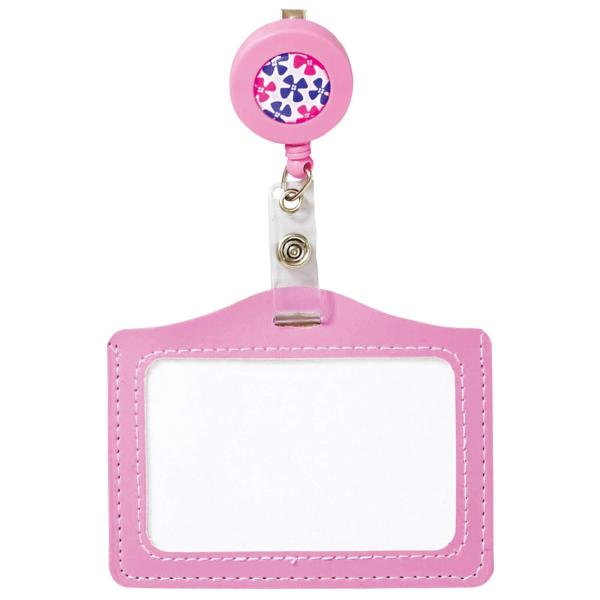 【商品説明】　・●サイズ/H15×W10.1×D2.3cm・●素材/リール部:ABS樹脂 名札ケース部:PU(ポリウレタン)・●重量/約20g　●セット内容/リール、名札ケース※未決済で３日経過した場合は、ご案内無しで一旦キャンセルさせてい...