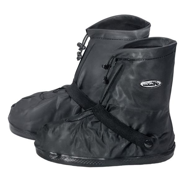 【商品説明】　・【メイン素材】PVC。これは合わせやすいです。シューズカバー内部に防水シートがあるのため、雨の浸入を完全にシャットアウトできます。雨や汚れから大切な靴を守ってくれるレインシューズカバーです。靴底は丈夫なゴム製で凹凸の柄付いて...