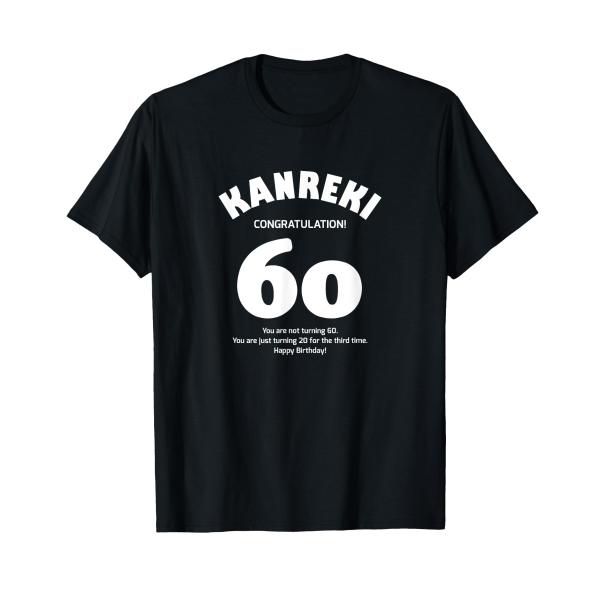 【商品説明】　・Kanreki 60 Congratulation - 還暦60おめでとうございます。 60歳の誕生日プレゼント。60歳の誕生日パーティーに素敵なプレゼントのアイデア。You are not turning 60. You ...