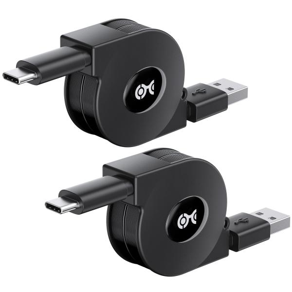 【商品説明】　・【お得な2個セット】USB Cケーブルはコスパの高い2個セットで、車内に保管したり、ブリーフケースに入れたり、ポケットに入れて持ち運んだりするための予備品を提供できます。USB Type Cケーブルは、ファイル転送用のUSB...