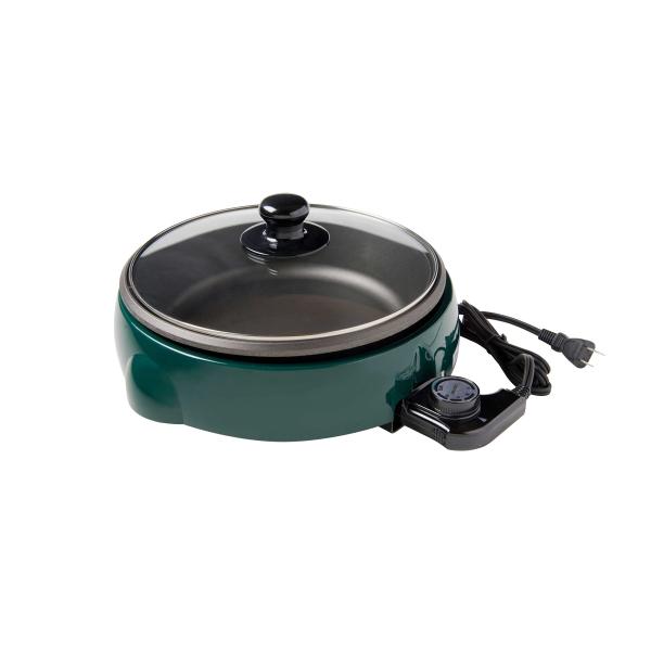 【商品説明】　・外形寸法：（約）幅30.5×奥行28.6×高さ17.0cm、プレートサイズ：（約）内径23×深さ4.5cm・材質：本体ケース＝ポリプロピレン、プレート＝アルミニウム合金（ふっ素素樹脂加工）、蓋＝強化ガラス・温度調節ダイヤル式...