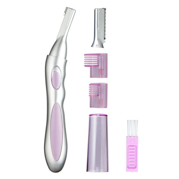 【商品説明】　・乾電池式 フェイスシェーバー レディース用 ペンシルタイプ・付属品:マユ用刃、フェイス用刃、マユコーム(2mm/4mm)、マユコーム(6mm/8mm)、掃除ブラシ・使用時間:週2回(1回5分)として、約1ヵ月使用可能・使用電...