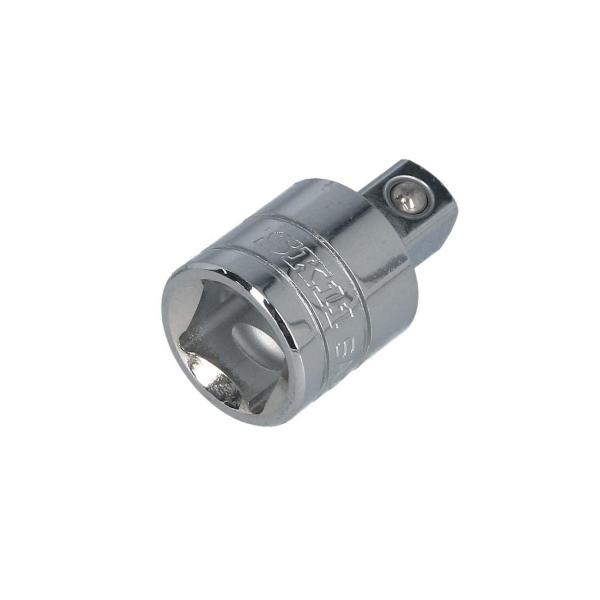 【商品説明】　・入数:1個・差込角:12.7mm(1/2インチ)→9.5mm(3/8インチ)・材質:クロームバナジウム鋼・特徴:差込角の異なるソケットとハンドルを接続するアダプター・用途:差込角の異なるソケットとハンドルの接続※未決済で３日...