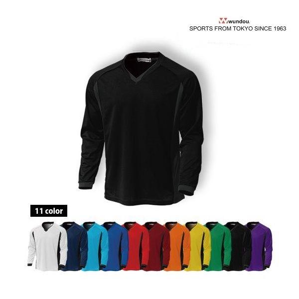 サッカーシャツP-1910の長袖バージョンです。もちろん、吸汗速乾・動きやすさはサッカーシャツP-1910と同じまま。お客様からのリクエスト率ナンバー1の商品が、いよいよ始動します！！カラー展開も計11色と豊富で、練習着やチーム着としても大...