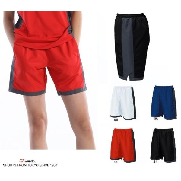 激しい動きにも対応できるように設計され、吸汗速乾素材を使用しているので快適に着て頂けます。同じ素材のシャツ（P3610）とあわせて、上下セットアップで着るのもおすすめです。■素材・ポリエステル１００％・サイドスリット仕様・ポケットあり・ウエ...