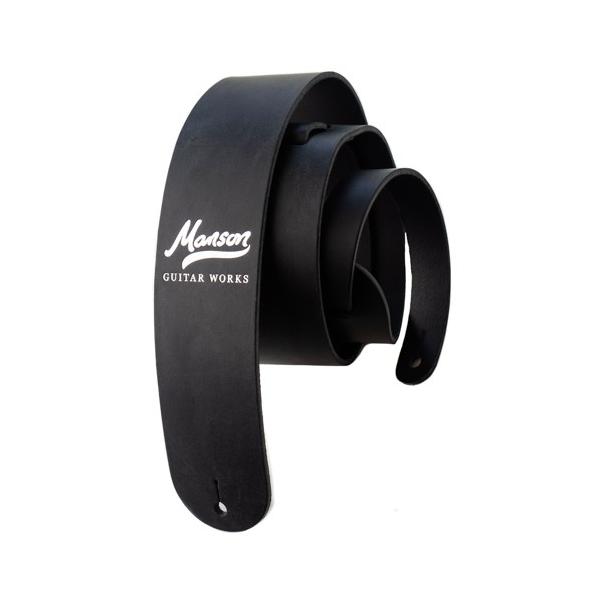 ☆通常価格7,700円(税込)からアウトレット特価！☆Manson Guitarsのシンプルながらも耐久性を併せ持つレザーストラップです。※ピン穴に多少使用感がございます。予めご了承ください。Heavy 3mm gauge hand fin...