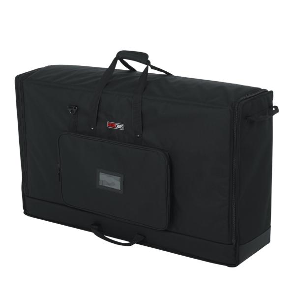 GATOR G-LCD-TOTE-LGX2(40″ - 45″インチ液晶画面運搬用パッド入りナイロン製キャリートートバッグ)・40〜45インチのディスプレイ2台を収納可能な調整式パッド入り仕切り付き設計・25mm厚PEフォームパッドにより全...