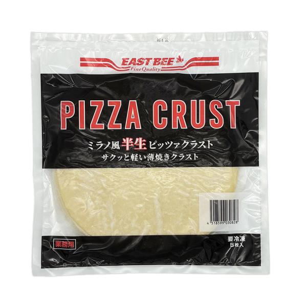 [ 商品特徴 ]●半生仕上げで、デユラム小麦配合で、芳醇な小麦の香りと、風味が広がります。フチはサクサク、トッピング部分は軽くもっちり。食感の違いを楽しめます。[ 常冷区分 ]冷凍[ メーカー名 ]（株）トーホー[ 規格 ]5枚[ 調理方法...