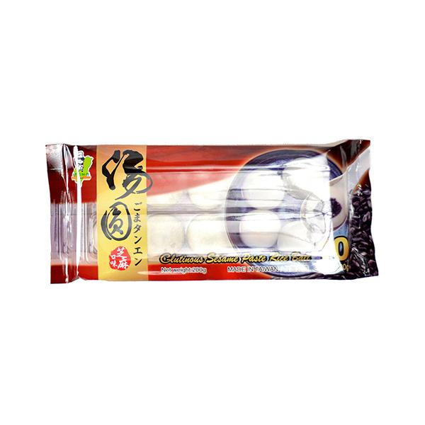 【 商品特徴 】もちっとした皮にゴマ餡を包み込んだ茹でて食べる中華スイーツです。【 常冷区分 】冷凍【 メーカー名 】友盛貿易株式会社【 規格 】200ｇ【 調理方法 】茹で【 最終加工地 】台湾【 原材料 】もち米（タイ産）、植物油脂（パ...